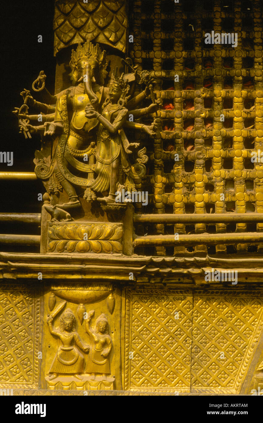 Nepal Kathmandu Bhimsen Mandir hindu temple Stock Photo - Alamy