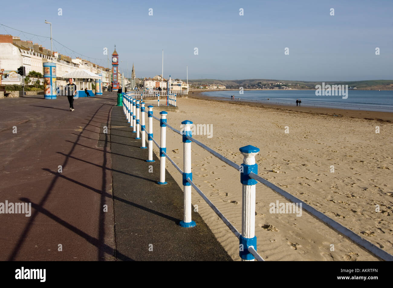 Victorian Railings Weymouth Seafront Dorset England Stock Photo - Alamy