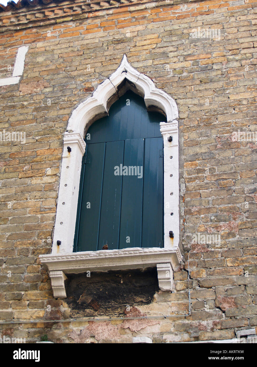Gothic Venitian window Murano Stock Photo - Alamy