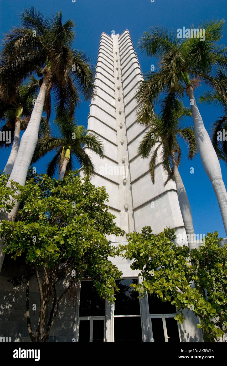 Jose Marti memorial Revolution Square Havana Cuba Stock Photo - Alamy
