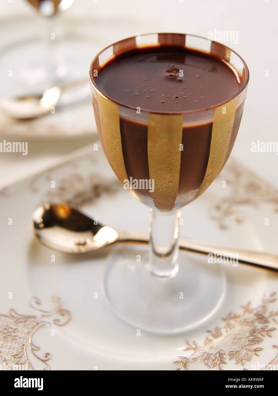Pot au Chocolat Stock Photo - Alamy