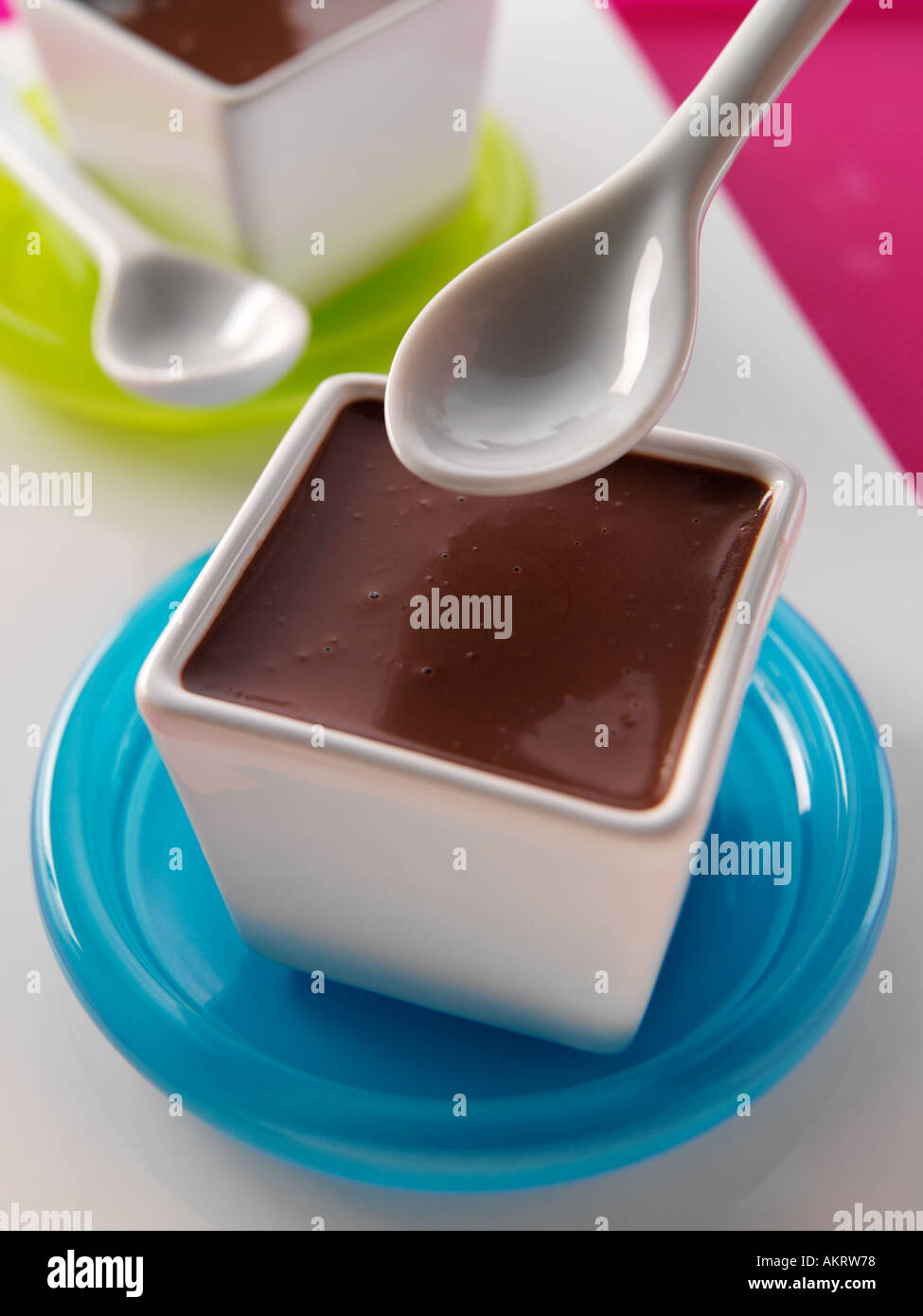 Pot au Chocolat Stock Photo - Alamy