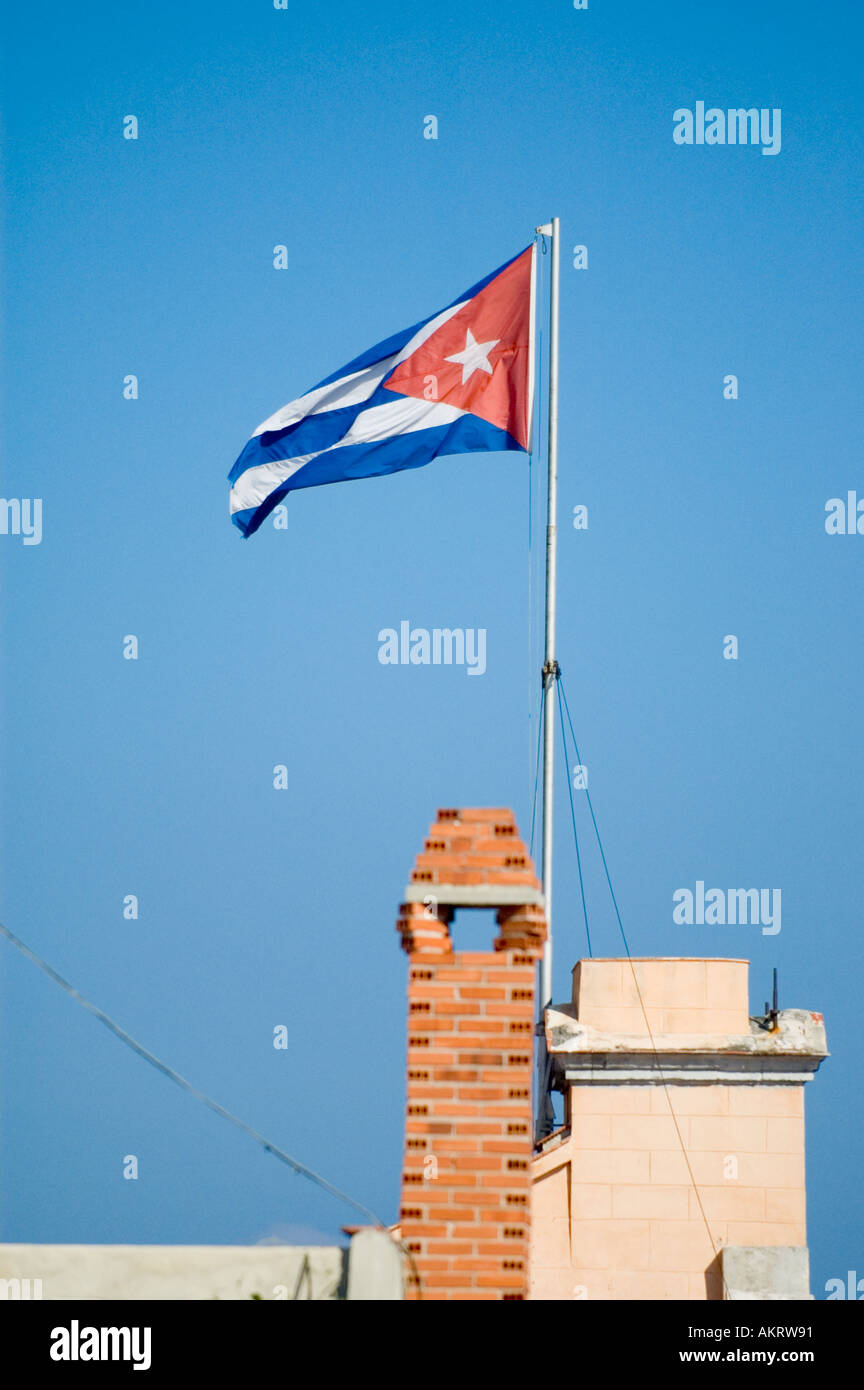 Cuban with a flag hi-res stock photography and images - Alamy