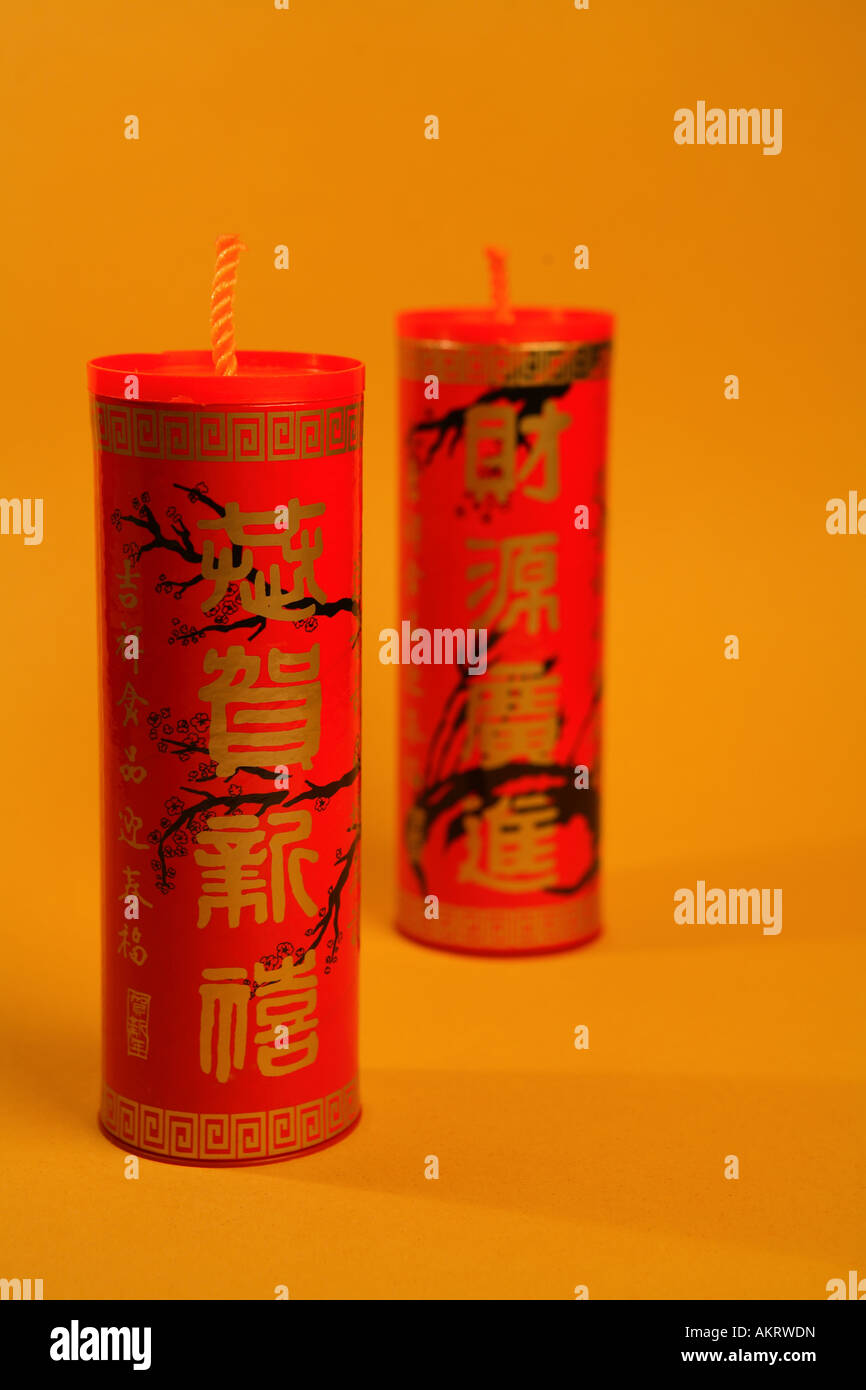 Chinese New Year Fire Cracker Stock Photo - Alamy