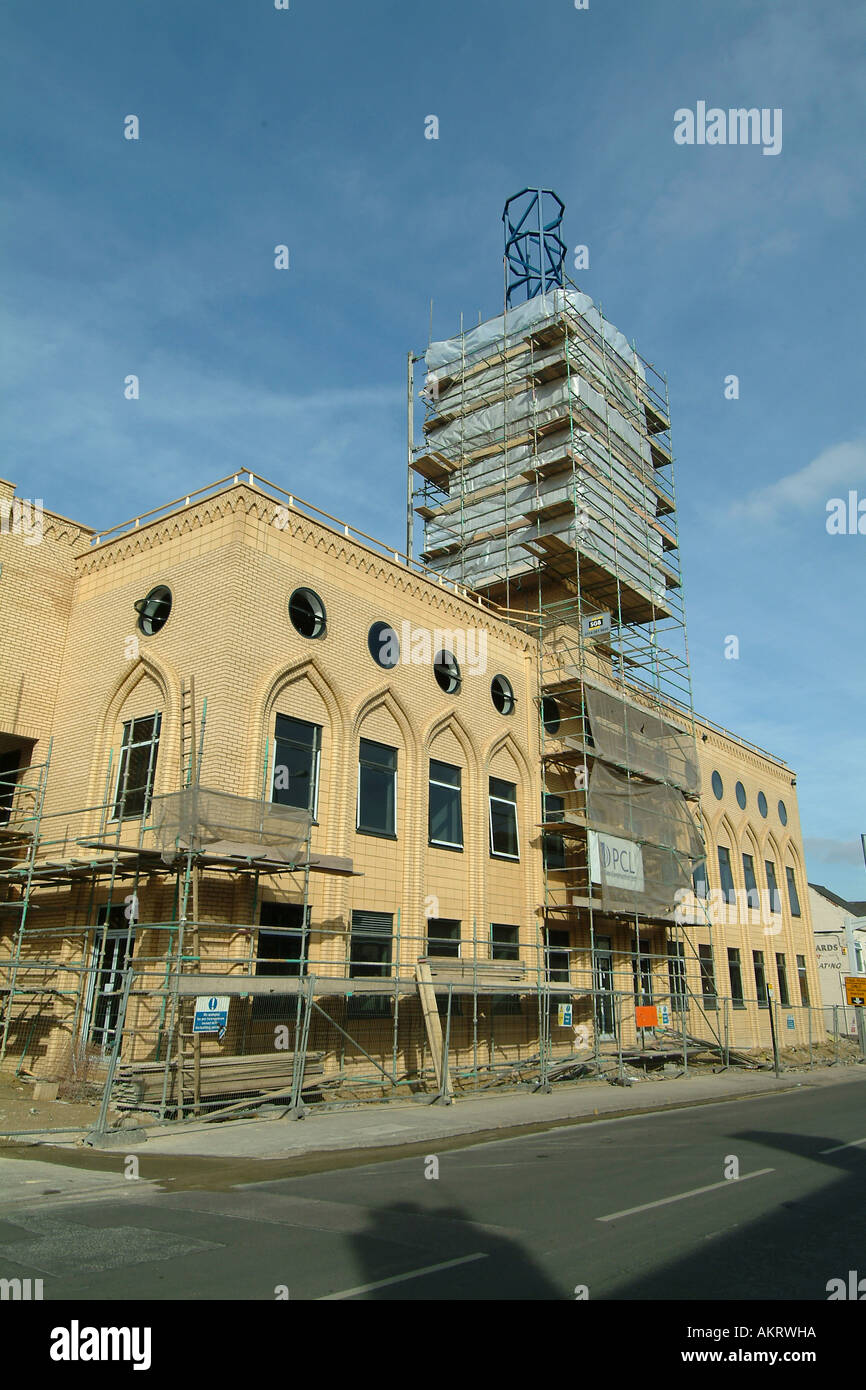 Building and construction work on a new Islamic mosque in Sheffield ...