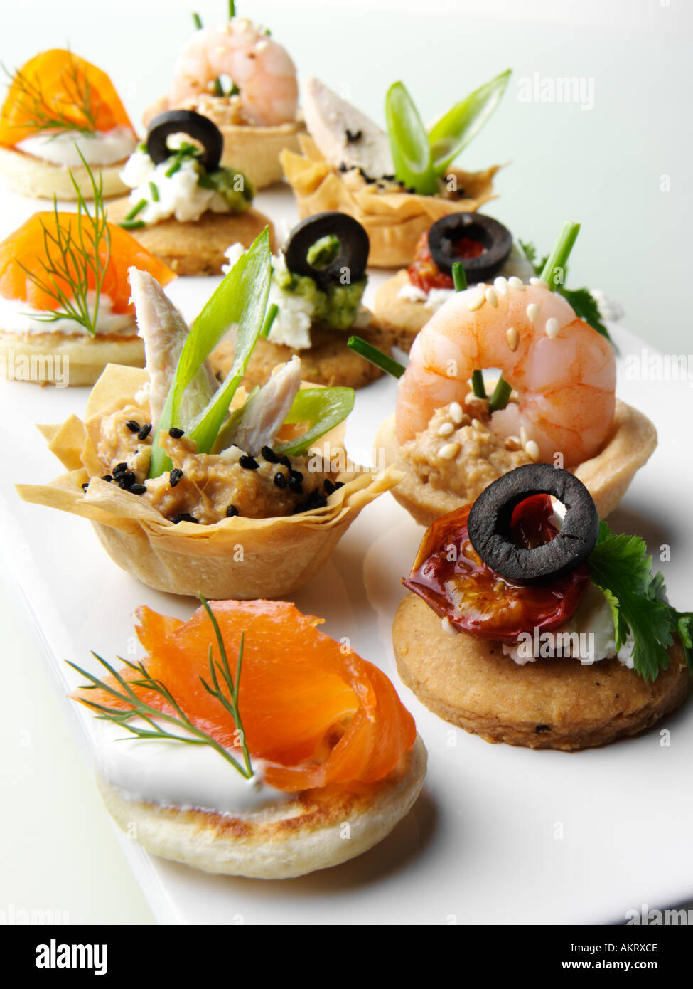 Smoked chicken canape hi-res stock photography and images - Alamy