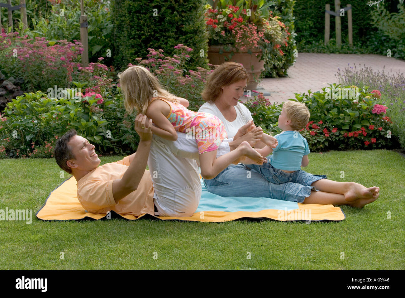 Family, child play hi-res stock photography and images - Alamy
