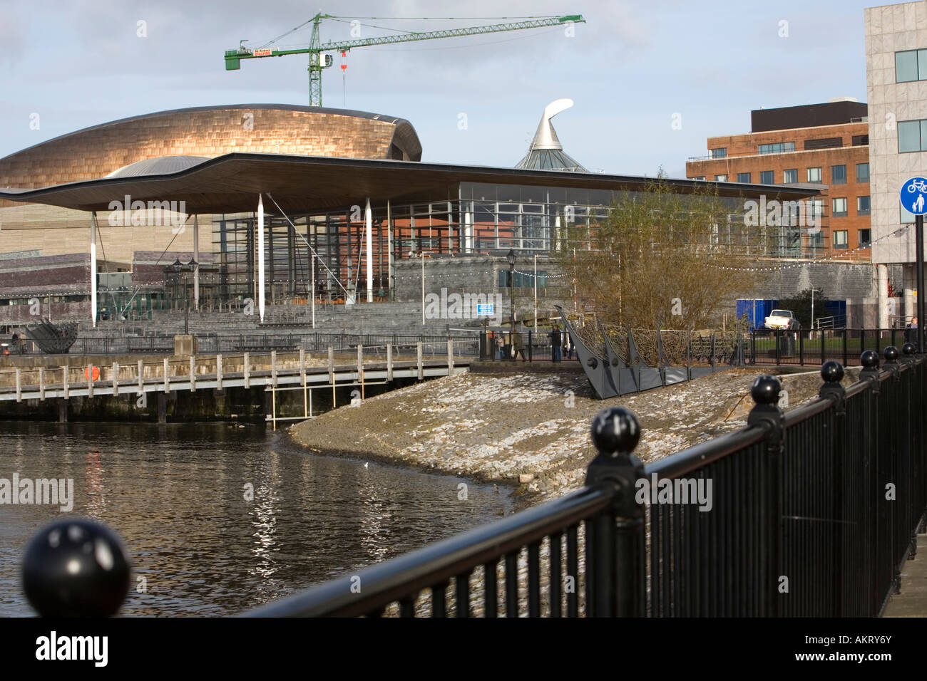 National Assembly for Wales and Millenium Centre Building, Cardiff Bay ...