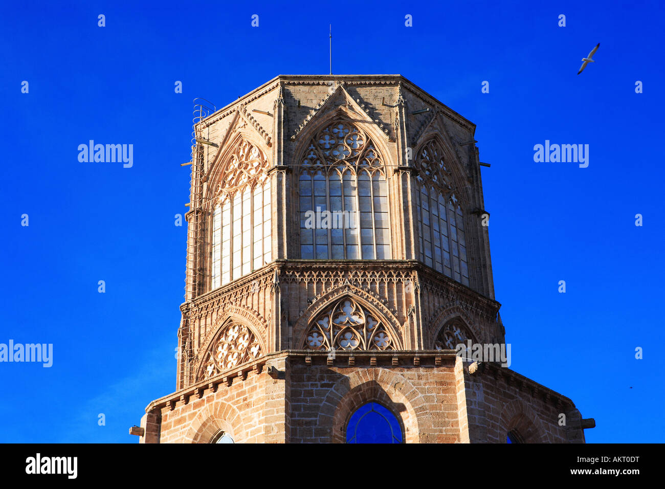 Spain, Valencia, octogonal tower of the cathedral Stock Photo - Alamy