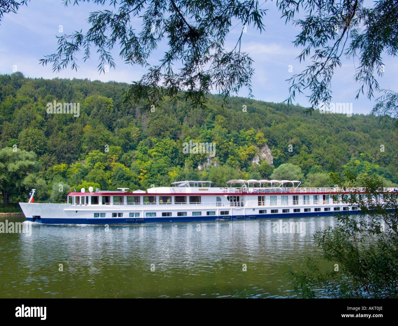 ship boat shipping Schifffahrt navigation navy at the river danube near ...