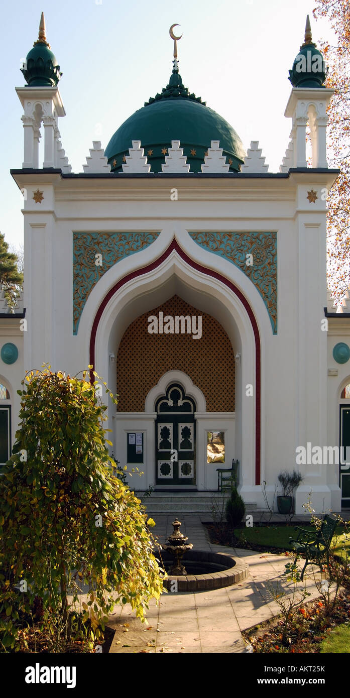 Mosque at Woking, England viewed from N Stock Photo - Alamy