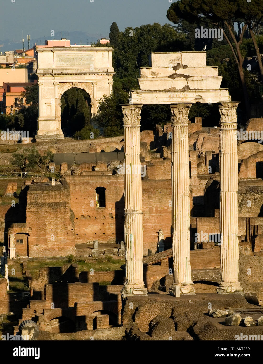 Sunset at the Roman Forum Rome Stock Photo - Alamy