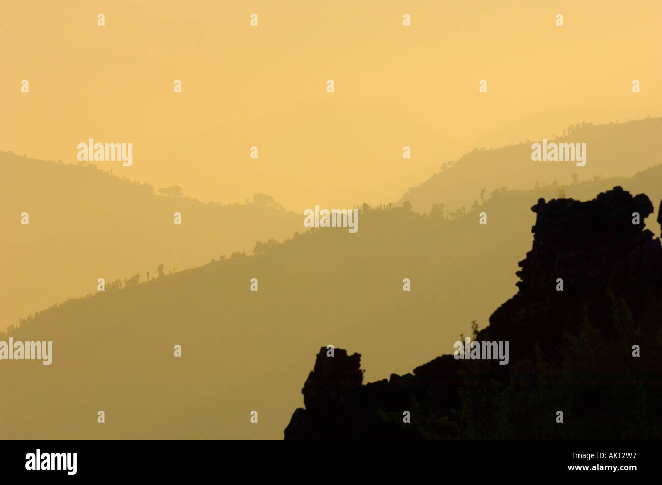 Himalaya Himalayan landscape hill valley mountains range of hills ...