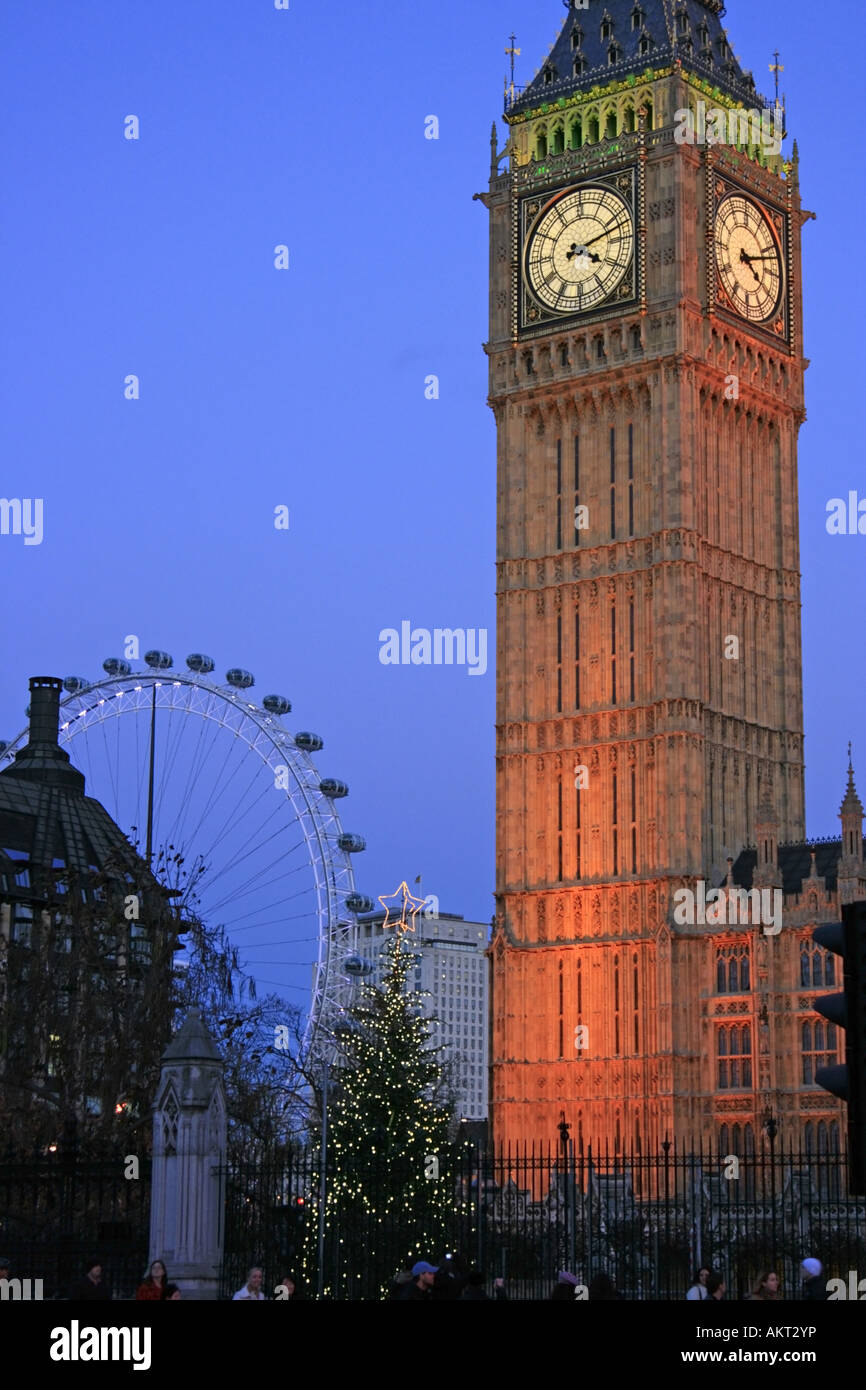 Big Ben At Christmas