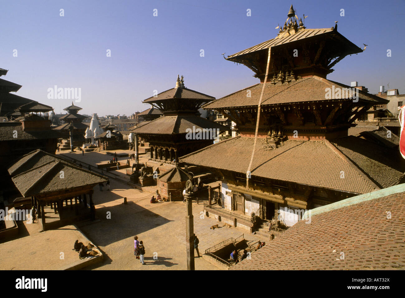 Nepal Kathmandu Valley Patan Durbar Square Bhimsen Viswanath Mandir ...