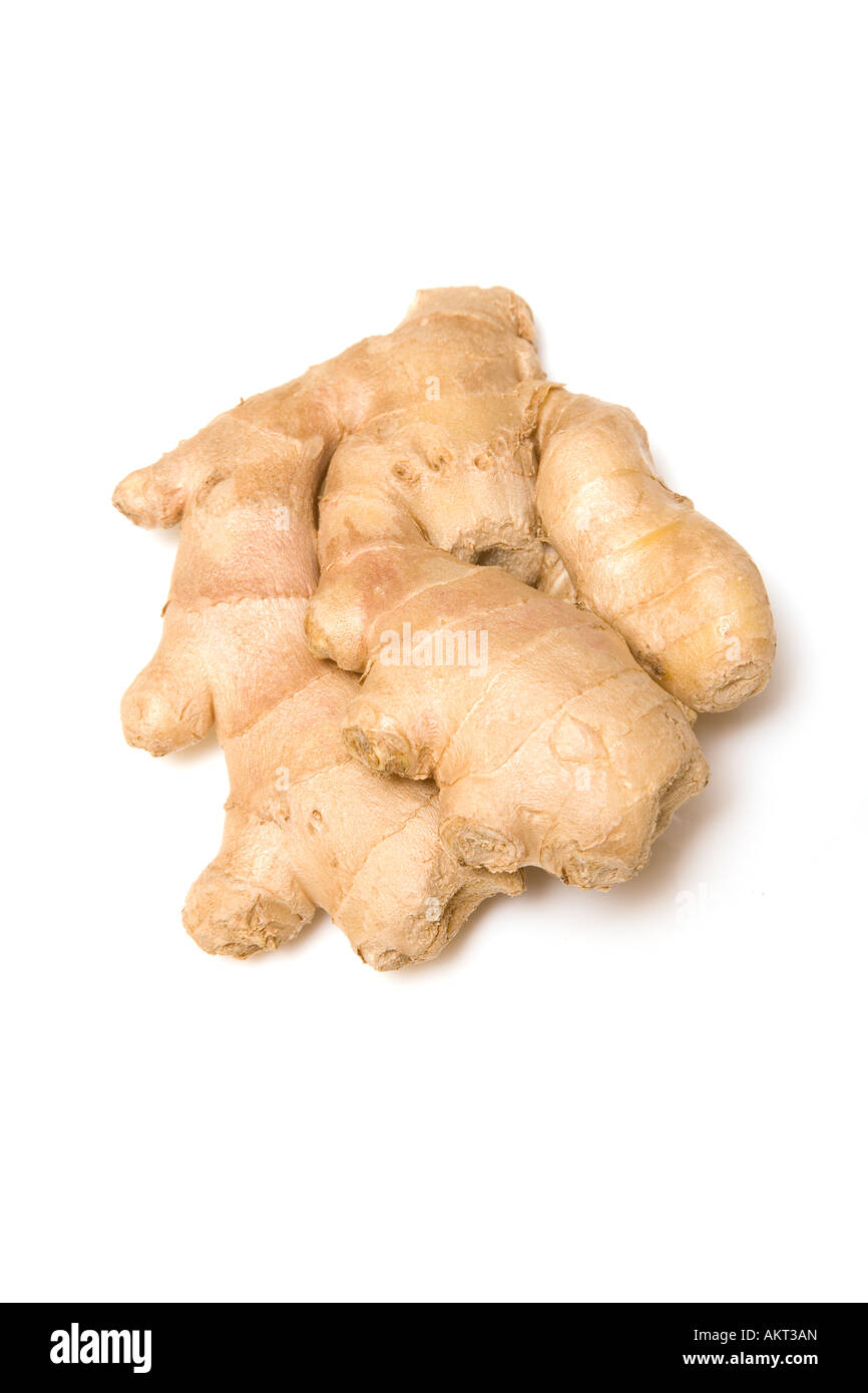Ginger bulb isolated on a white studio background Stock Photo - Alamy