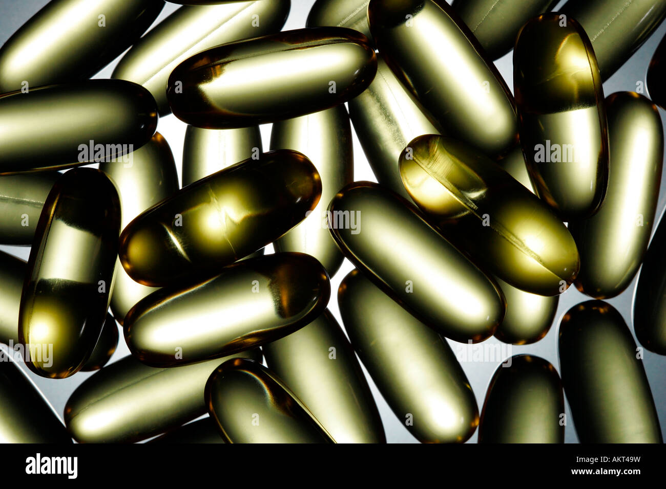 Cod liver oil capsules hi-res stock photography and images - Alamy