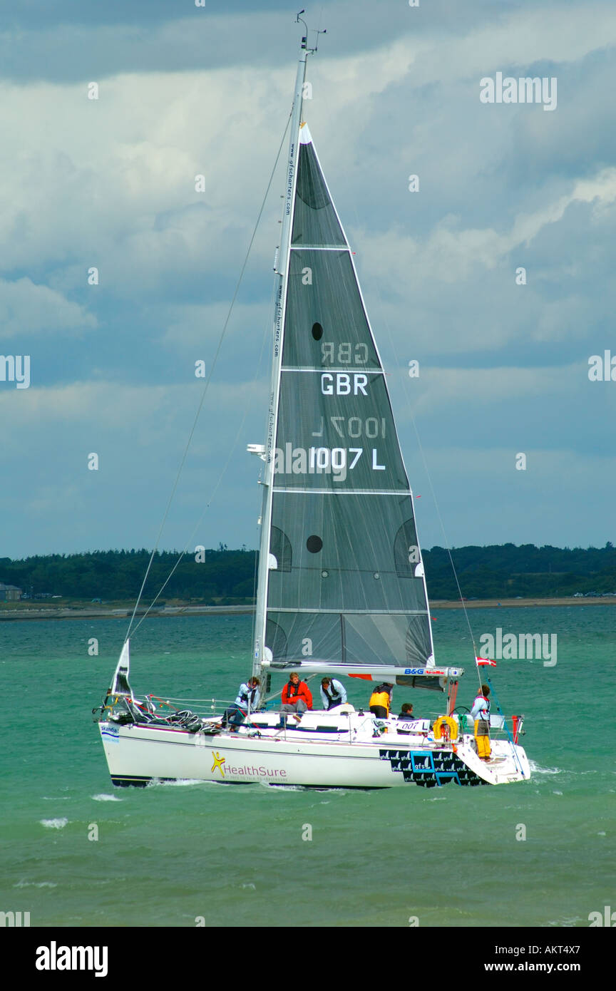 Cowes week sailing hi-res stock photography and images - Alamy