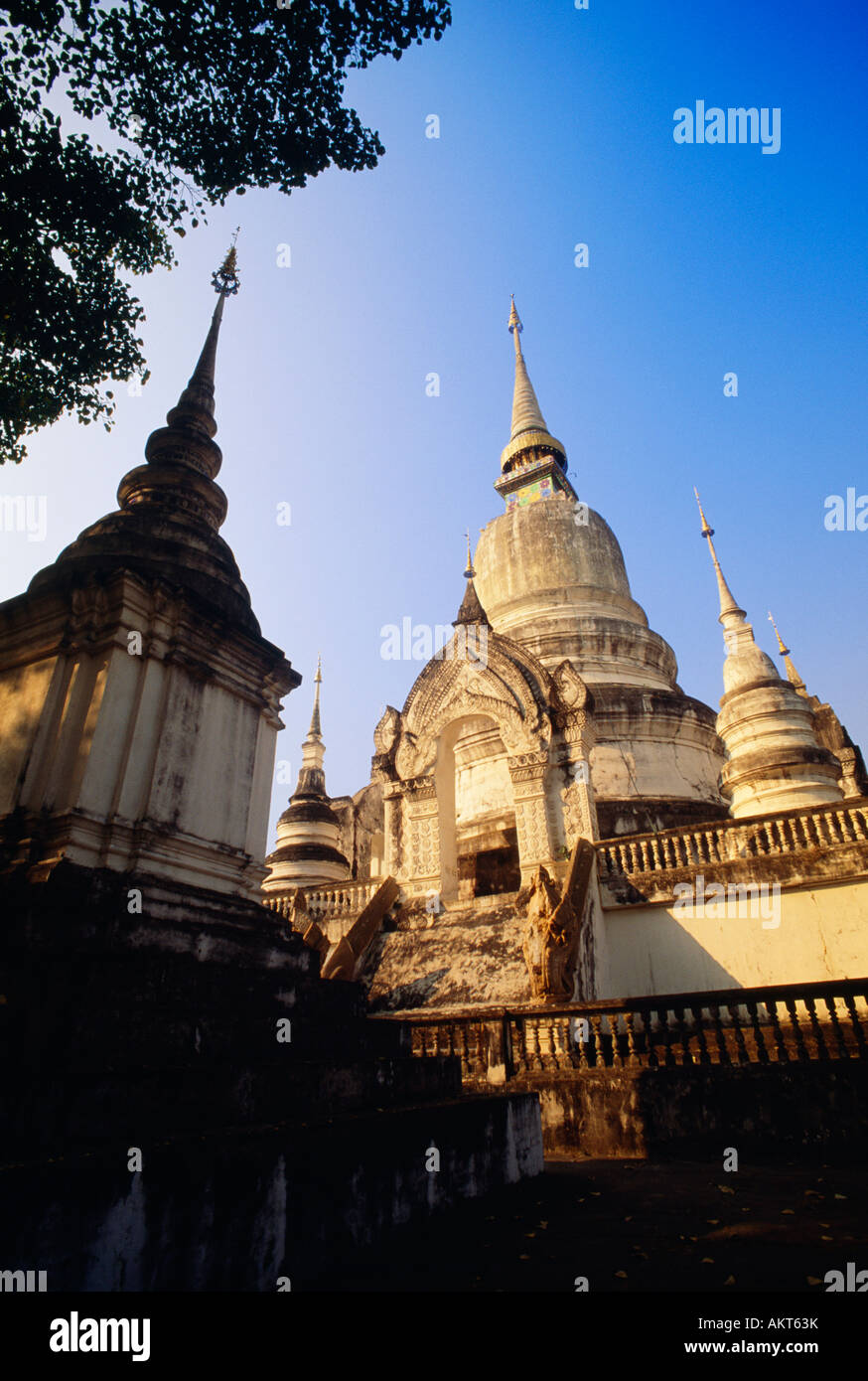 Wat Suan Doc Temple in Chiang Mai, Thailand Stock Photo - Alamy
