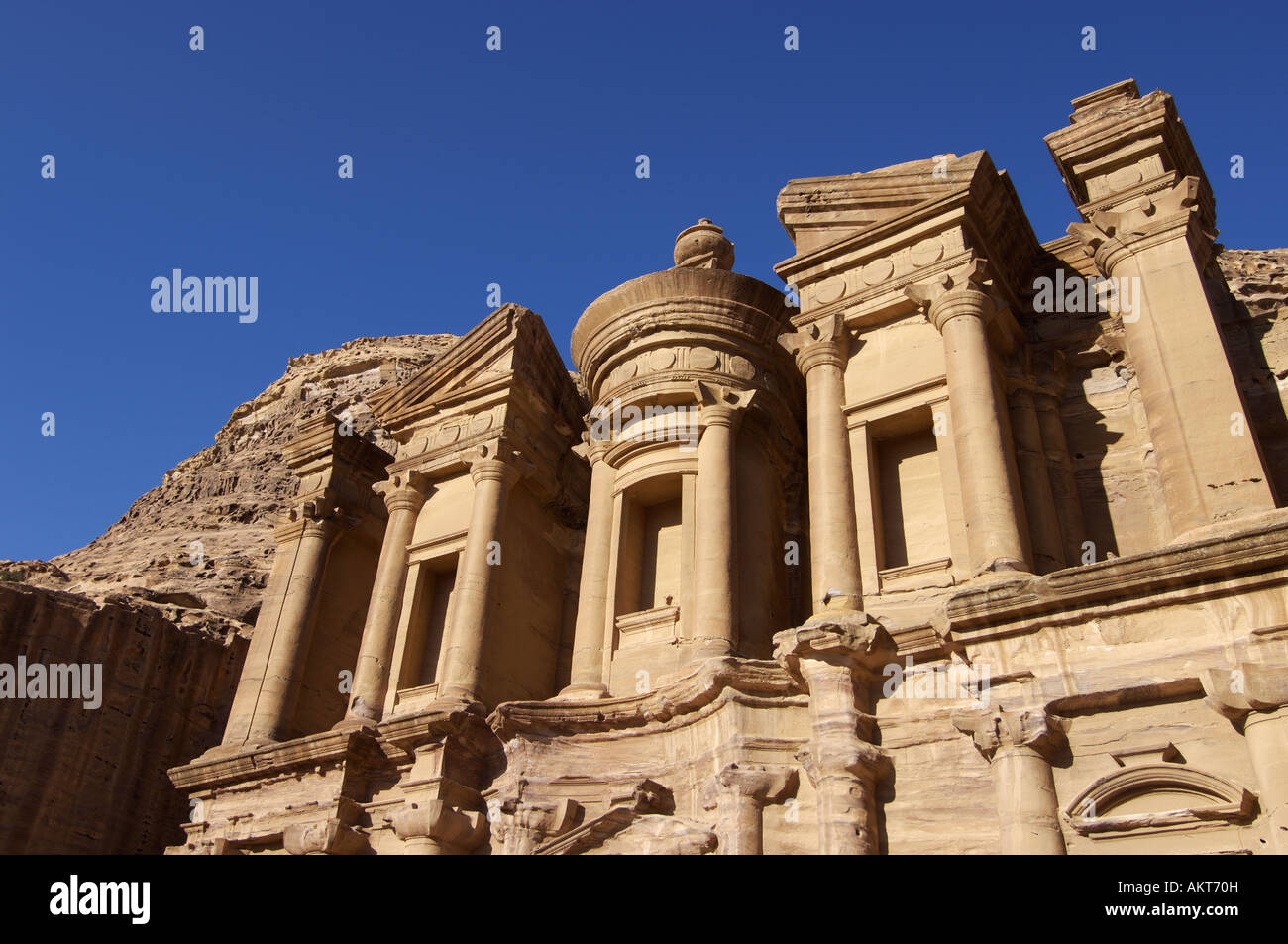 Jordan, Petra, The Monastery, Al Deir Stock Photo - Alamy