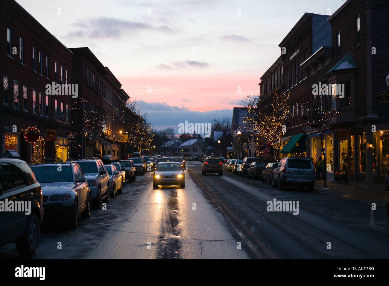 Woodstock, vermont winter hi-res stock photography and images - Alamy