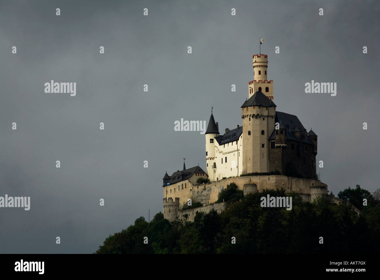 Marksburg castle, Germany Stock Photo - Alamy
