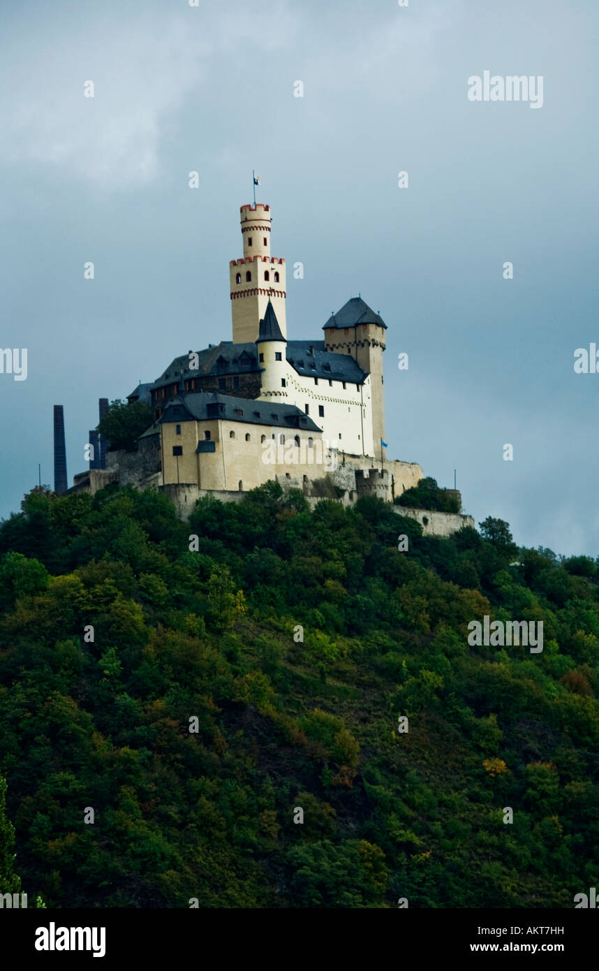 Marksburg castle, Germany Stock Photo - Alamy