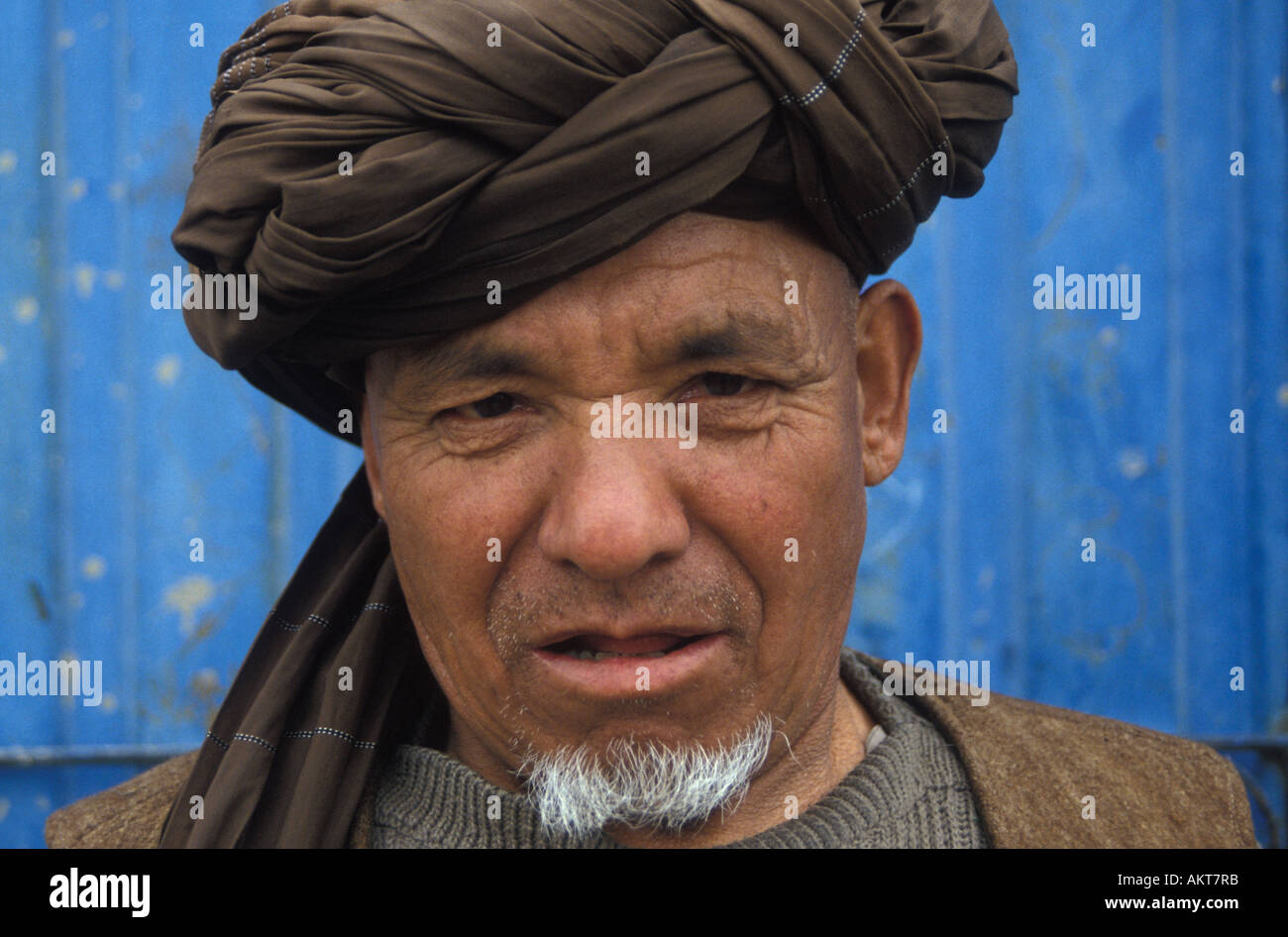 portrait of Hazara man Shia ethnic minority group Kabul Afghanistan ...