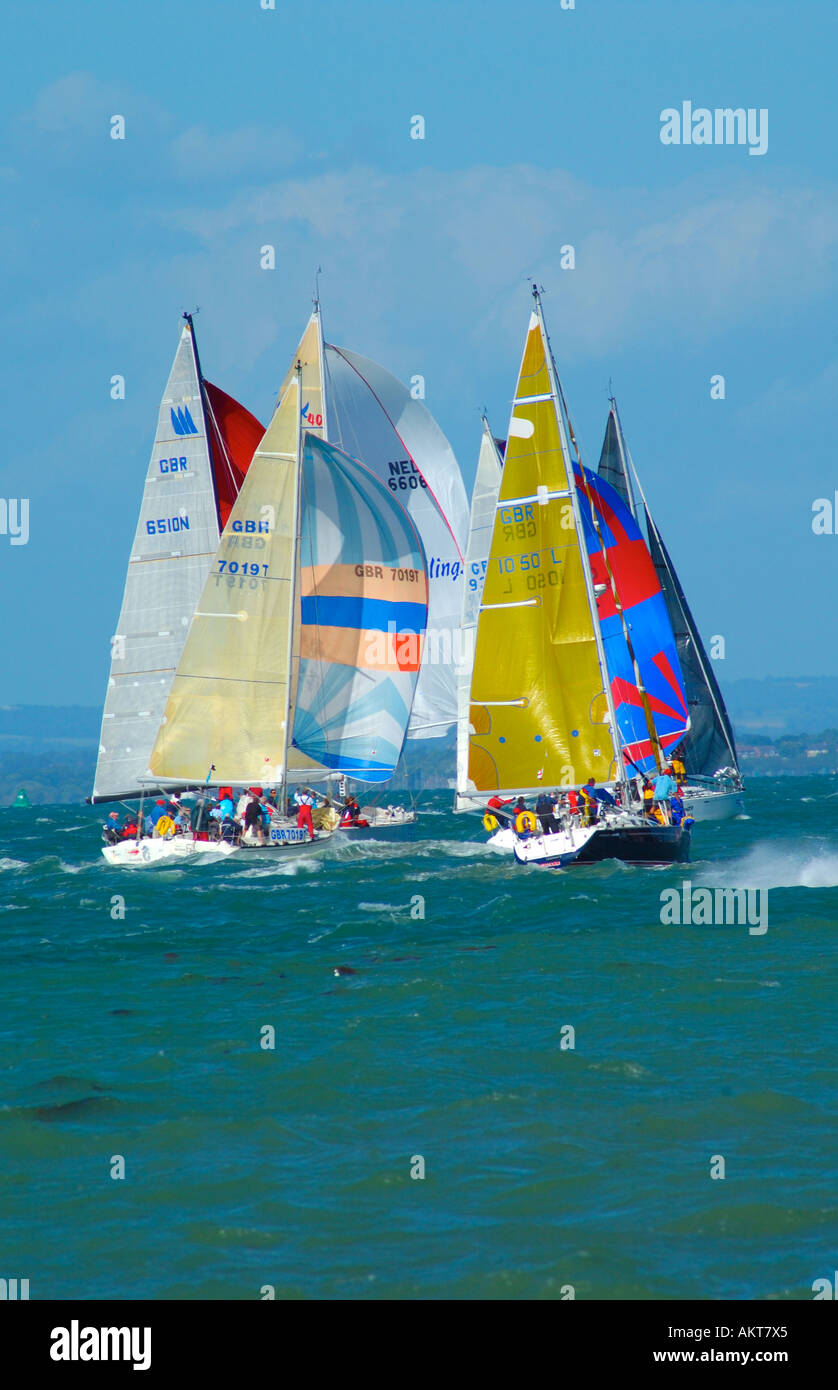Sailing regatta racing boats hi-res stock photography and images - Alamy