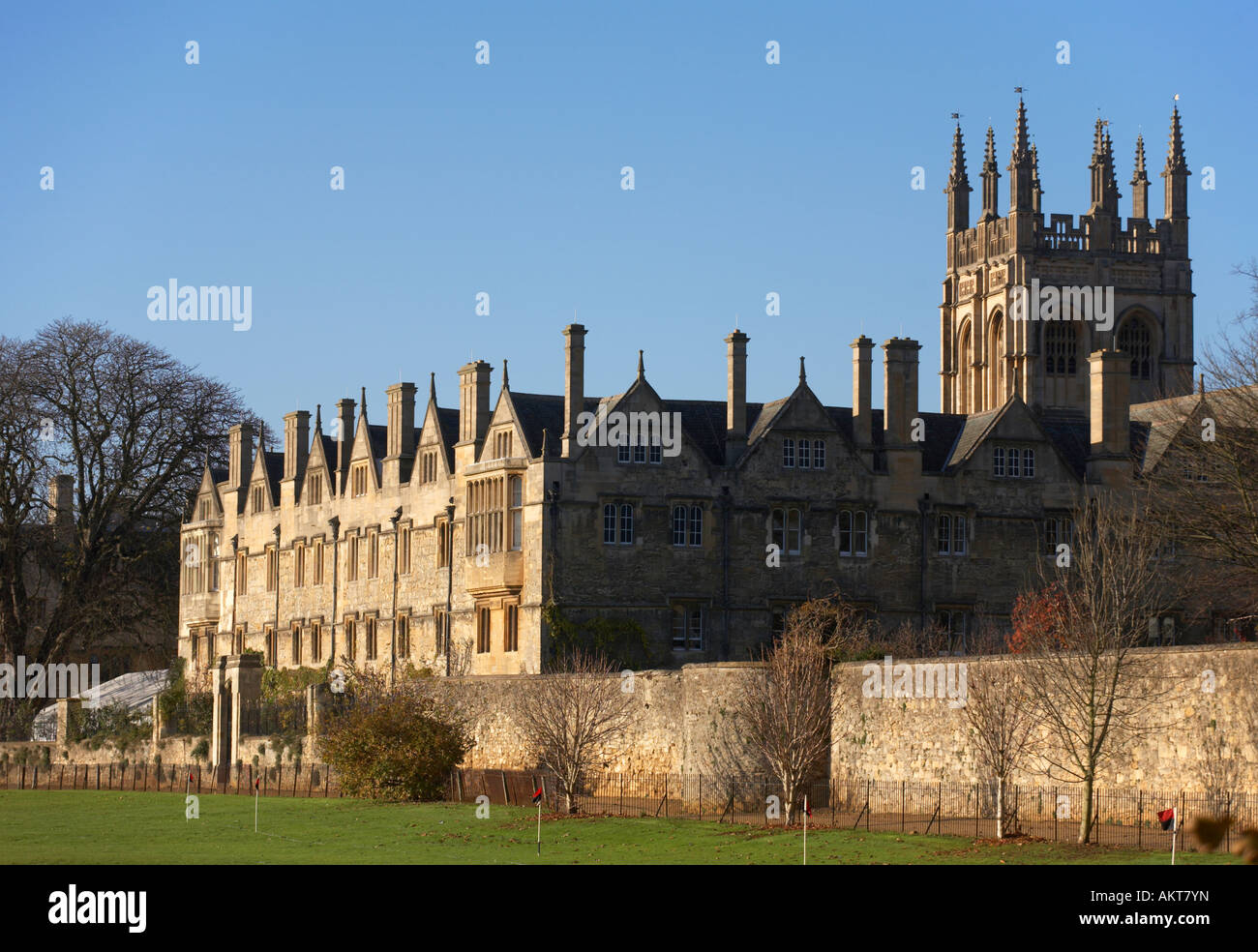 Merton College Oxford England Stock Photo - Alamy