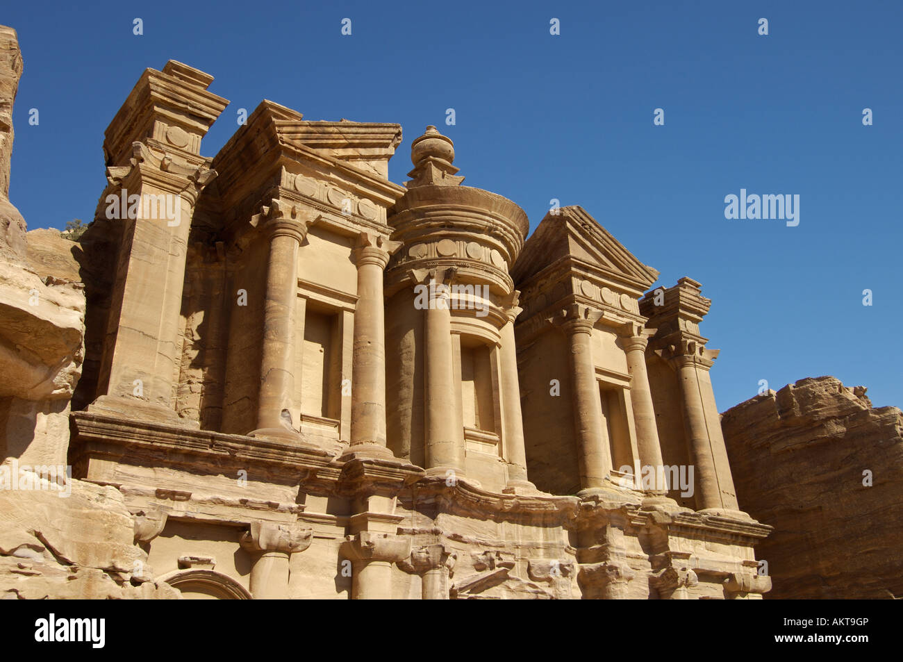 Jordan, Petra, The Monastery, Al Deir Stock Photo - Alamy