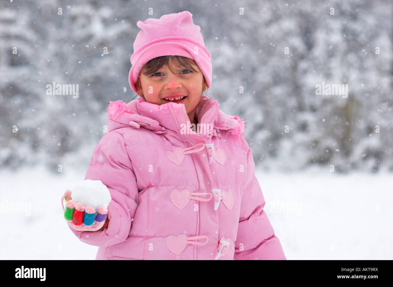 Child snowball hi-res stock photography and images - Alamy