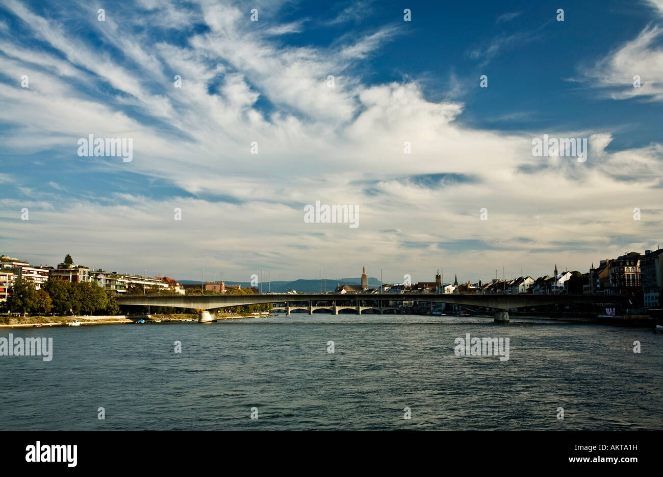 A bridge over the Rhine, Europe Stock Photo - Alamy