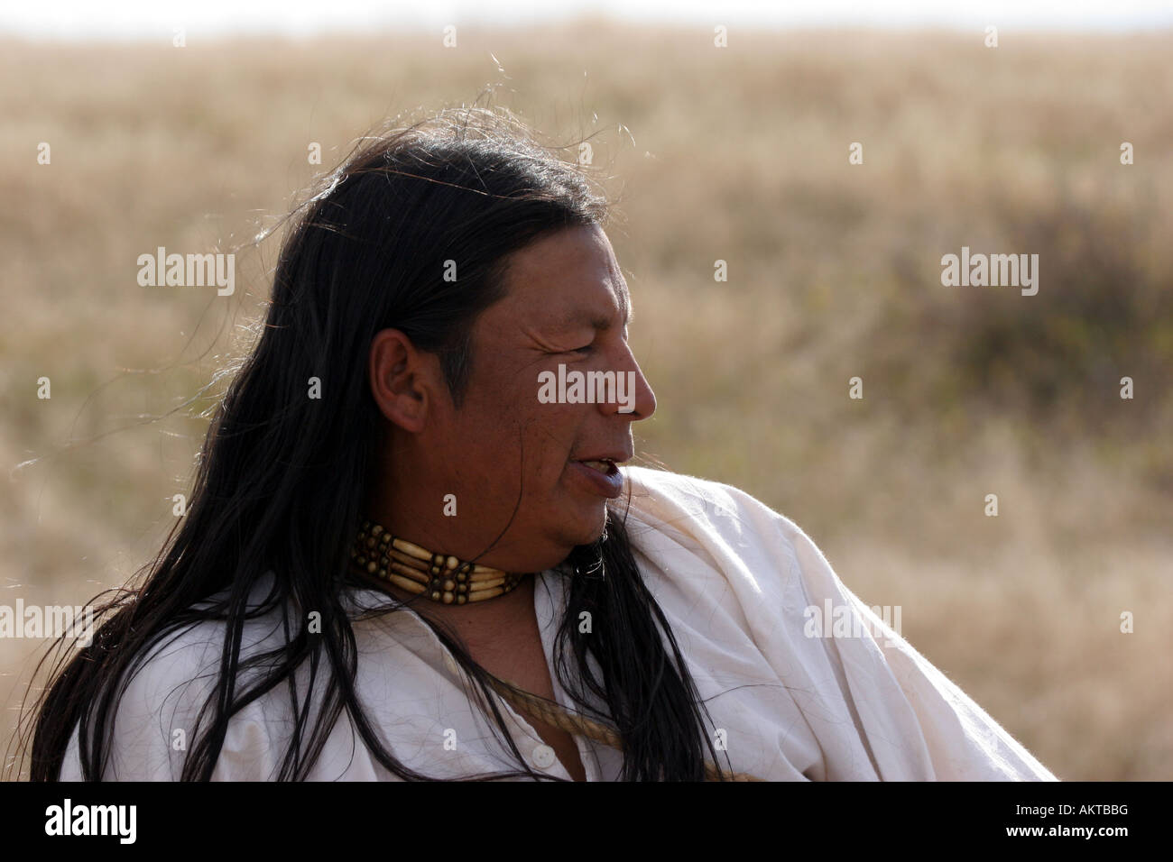 A Native American Indian Male Portrait Stock Photo - Alamy