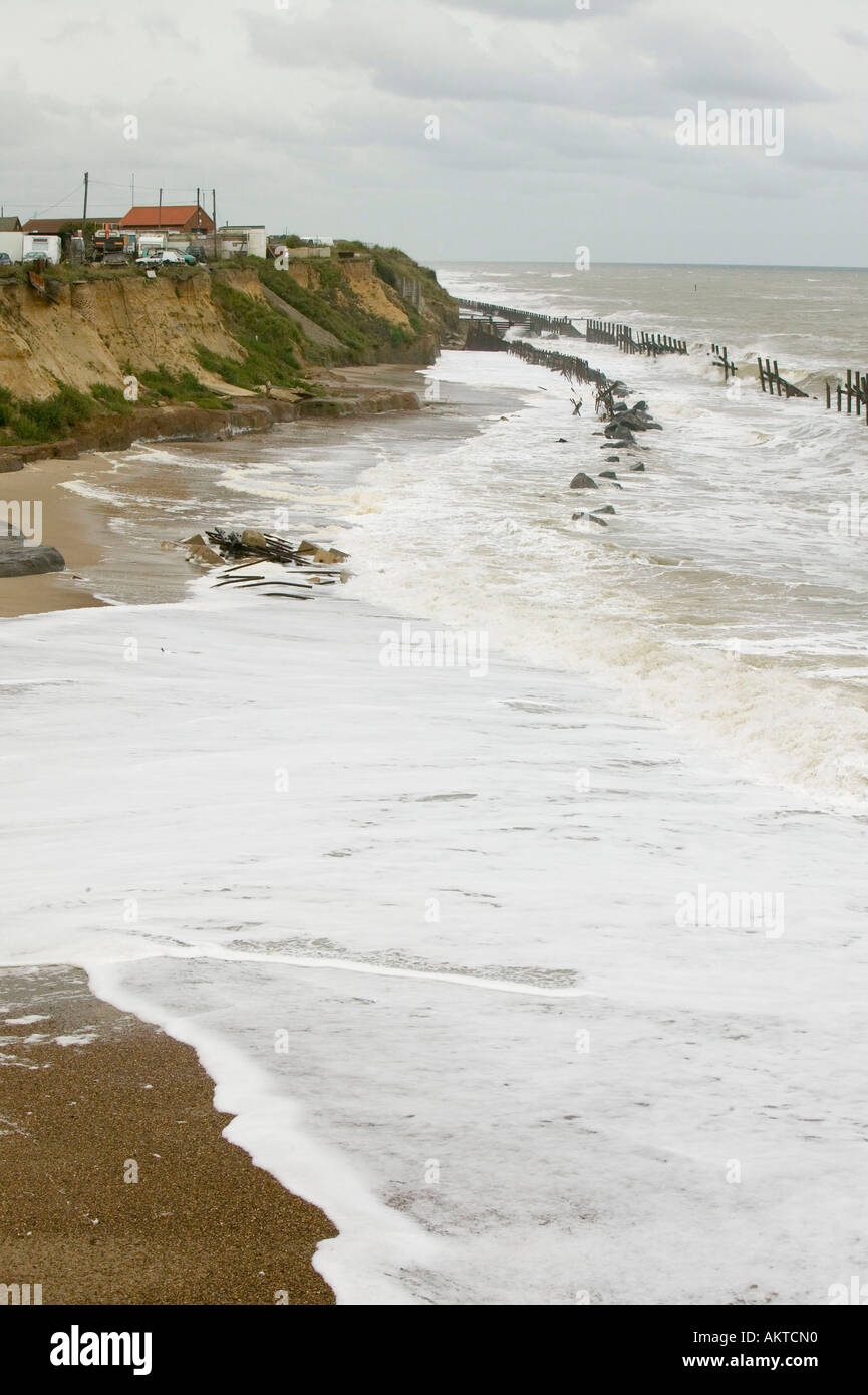 Rapid coastal erosion happisburgh norfolk hi-res stock photography and ...