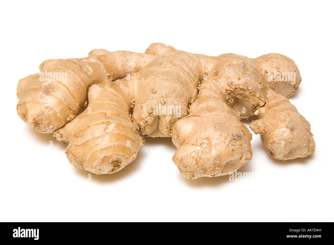 Root ginger whole isolated on a white studio background Stock Photo - Alamy