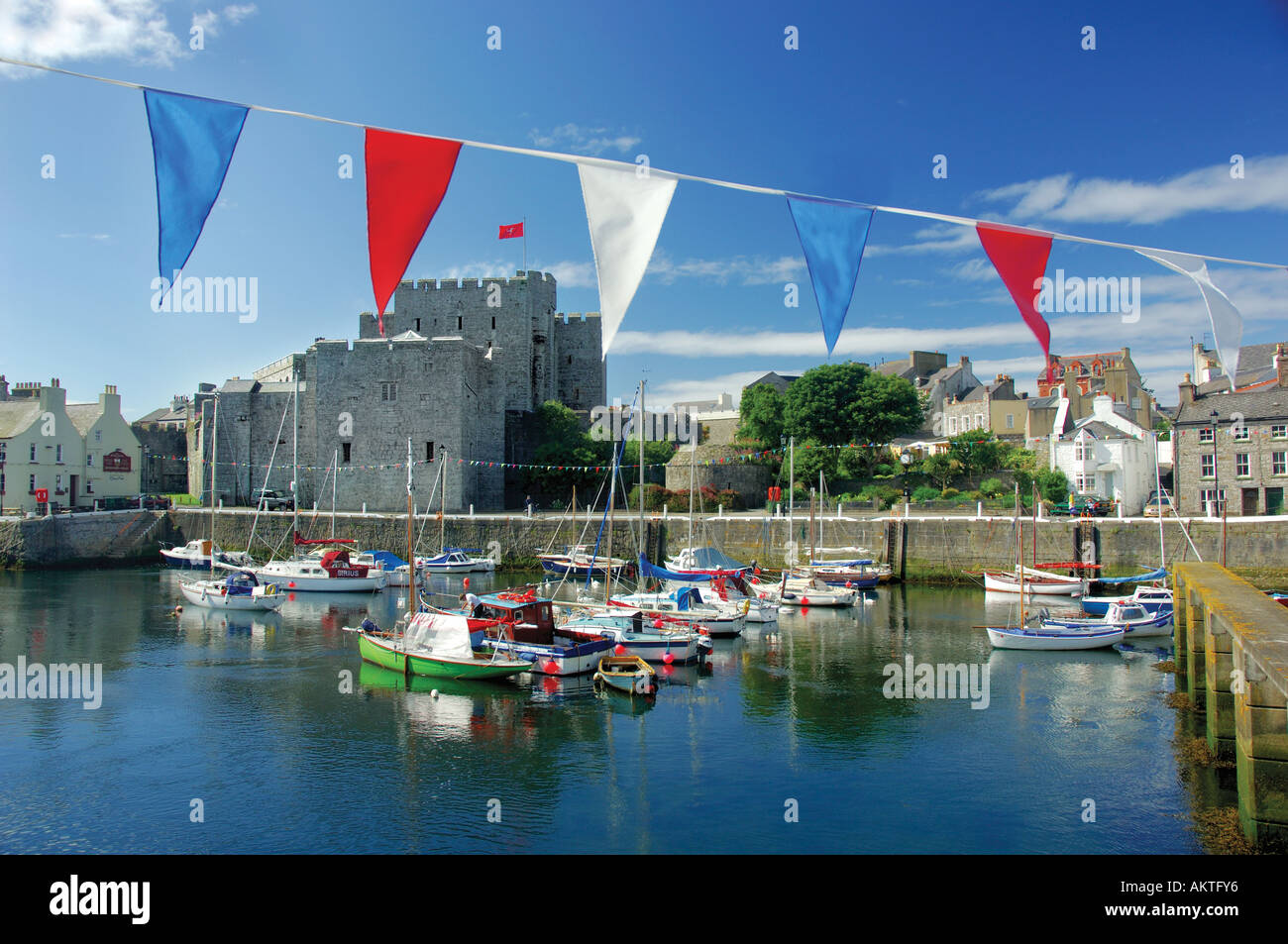 Castletown Isle of Man UK Stock Photo - Alamy