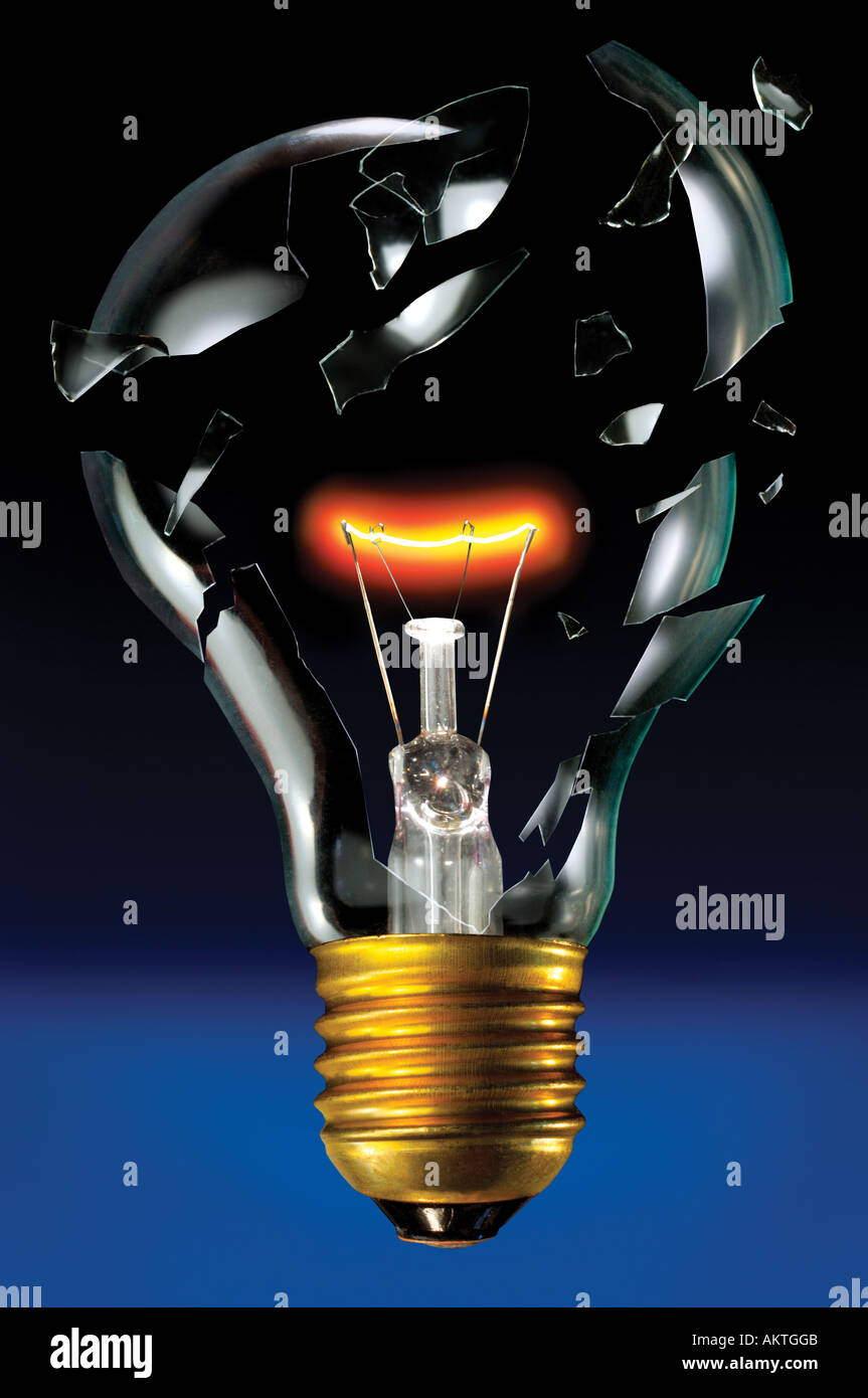 exploding electric light bulb Stock Photo - Alamy exploding electric light bulb Stock Photo - Alamy