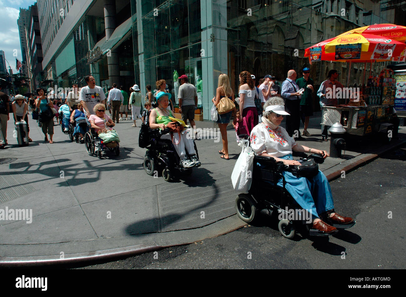 March and rally for the anniversary of the Americans with Disabilities ...