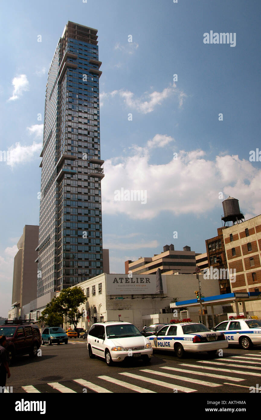 The Atelier luxury condo residences on West 42nd St near the entrance ...