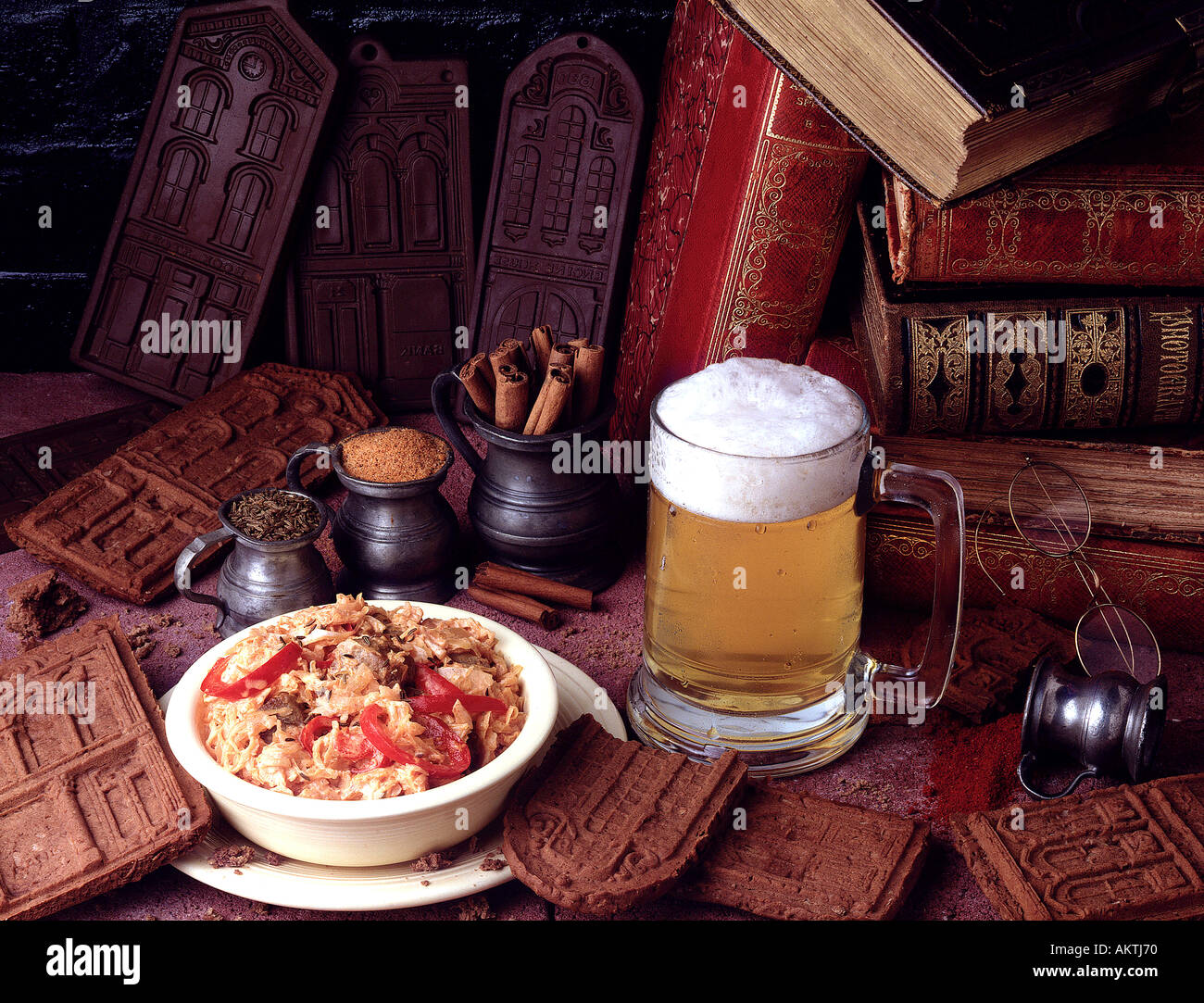 Bavarian style casserole old fashioned German Lebkuchen food Cuisine ...