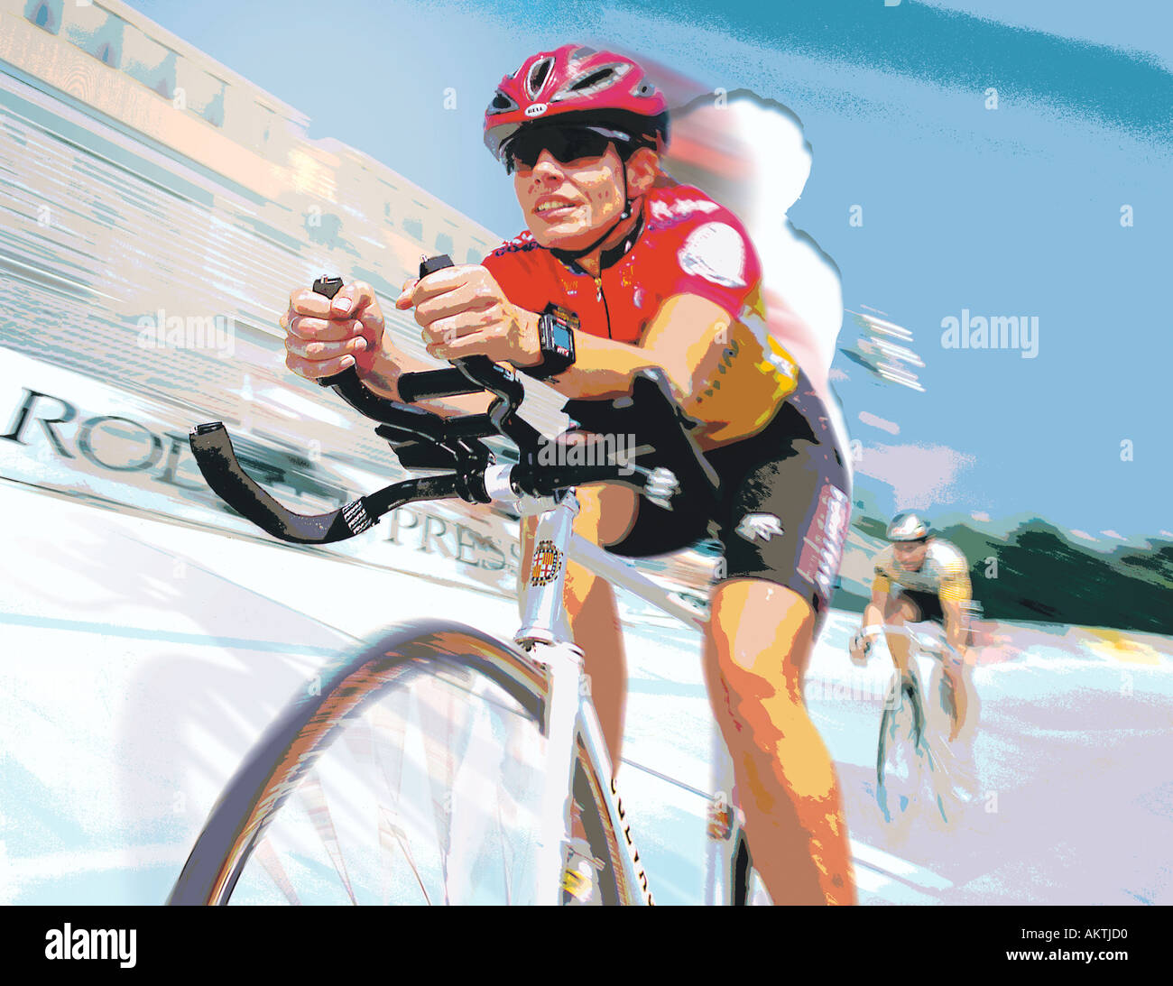 1 one abstract design professional bicycle velodrome race racer Stock ...