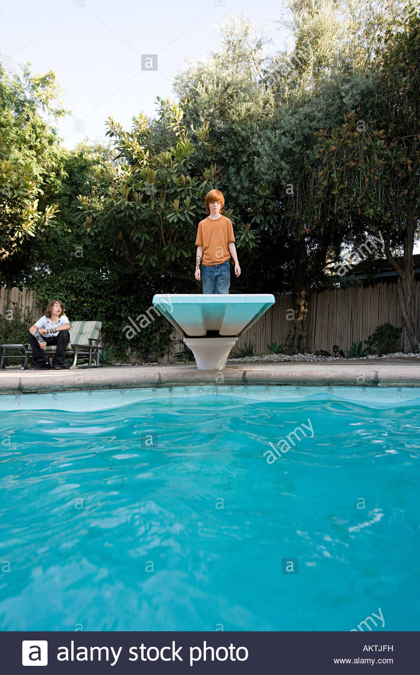 Diving Board Swimming Pool Stock Photos & Diving Board Swimming Pool ...
