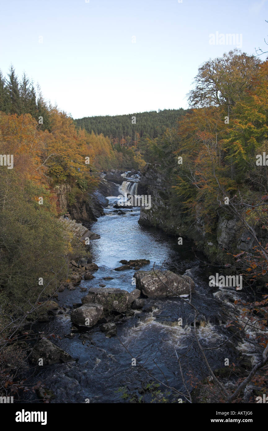 Rogie falls autumn waterfall hi-res stock photography and images - Alamy
