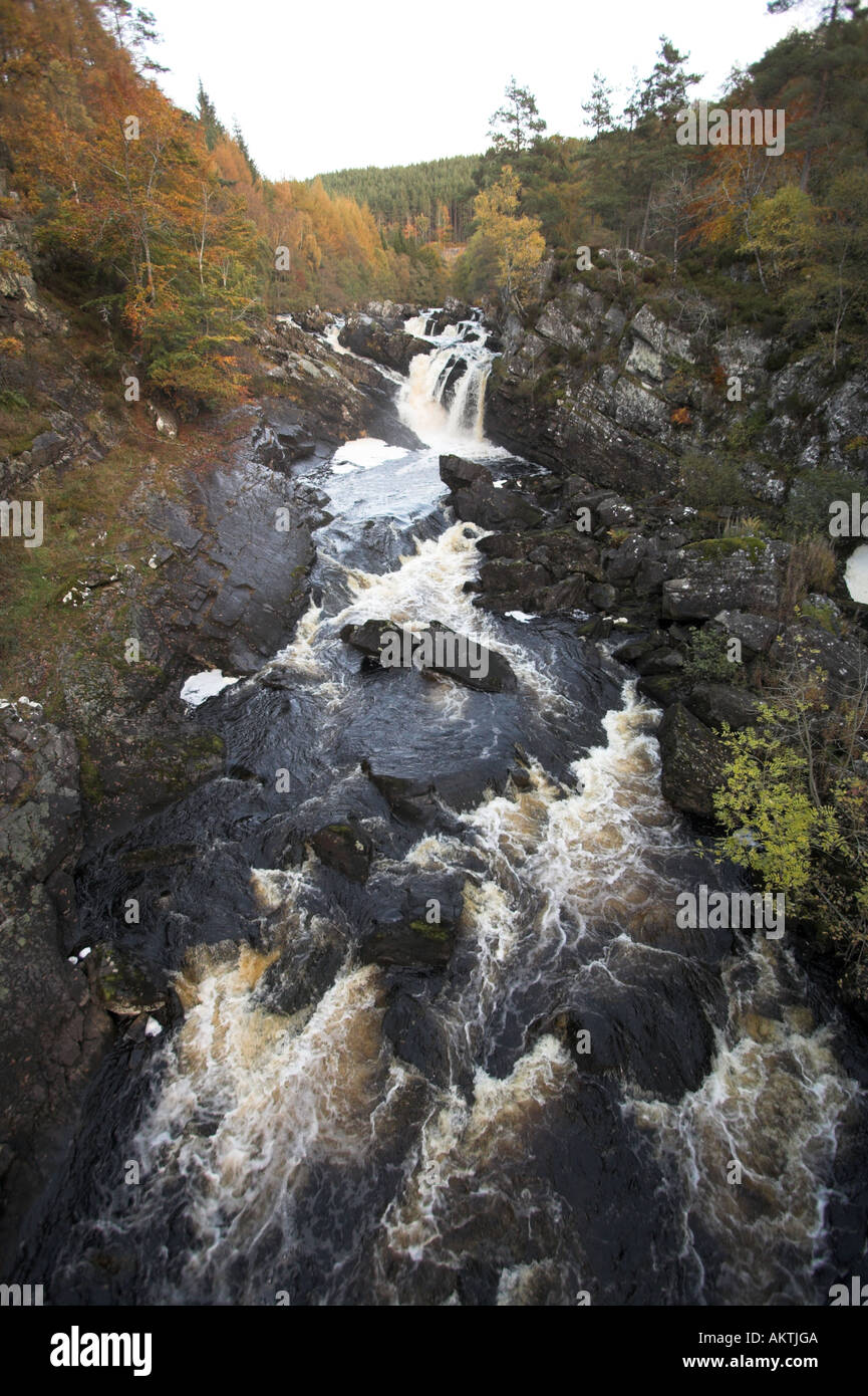 Rogie falls autumn waterfall hi-res stock photography and images - Alamy