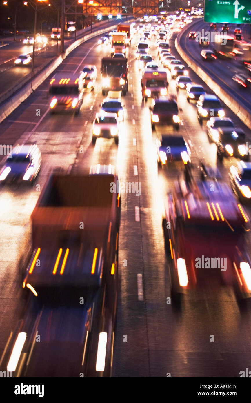 Traffic on road Stock Photo - Alamy