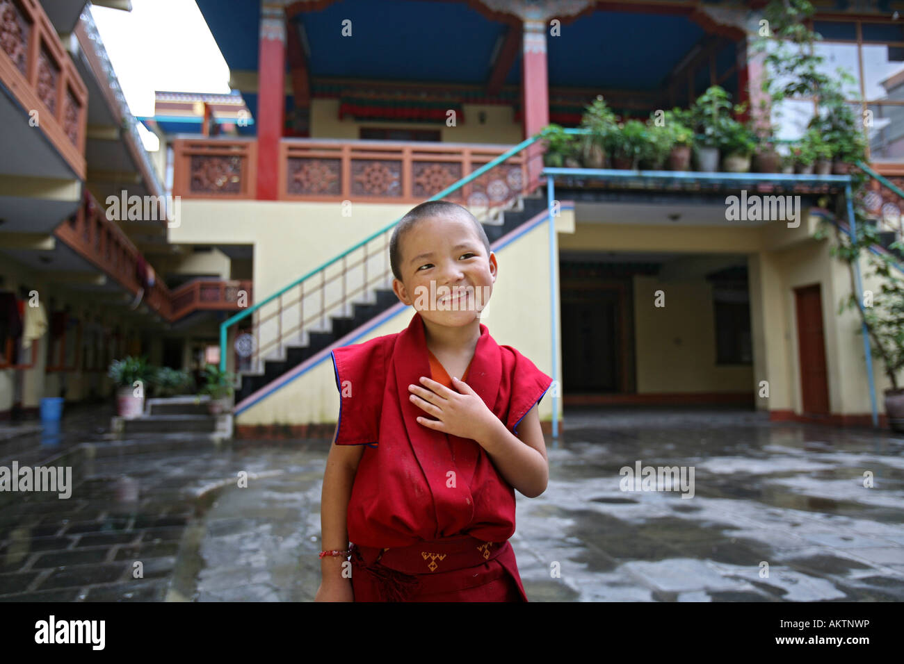 Tibetan monks in Kathmandu Nepal The majority of monks in Nepal are ...