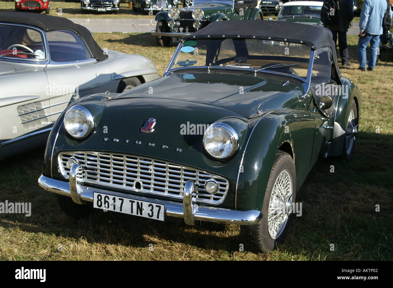 Triumph TR3 sports car roadster Stock Photo - Alamy