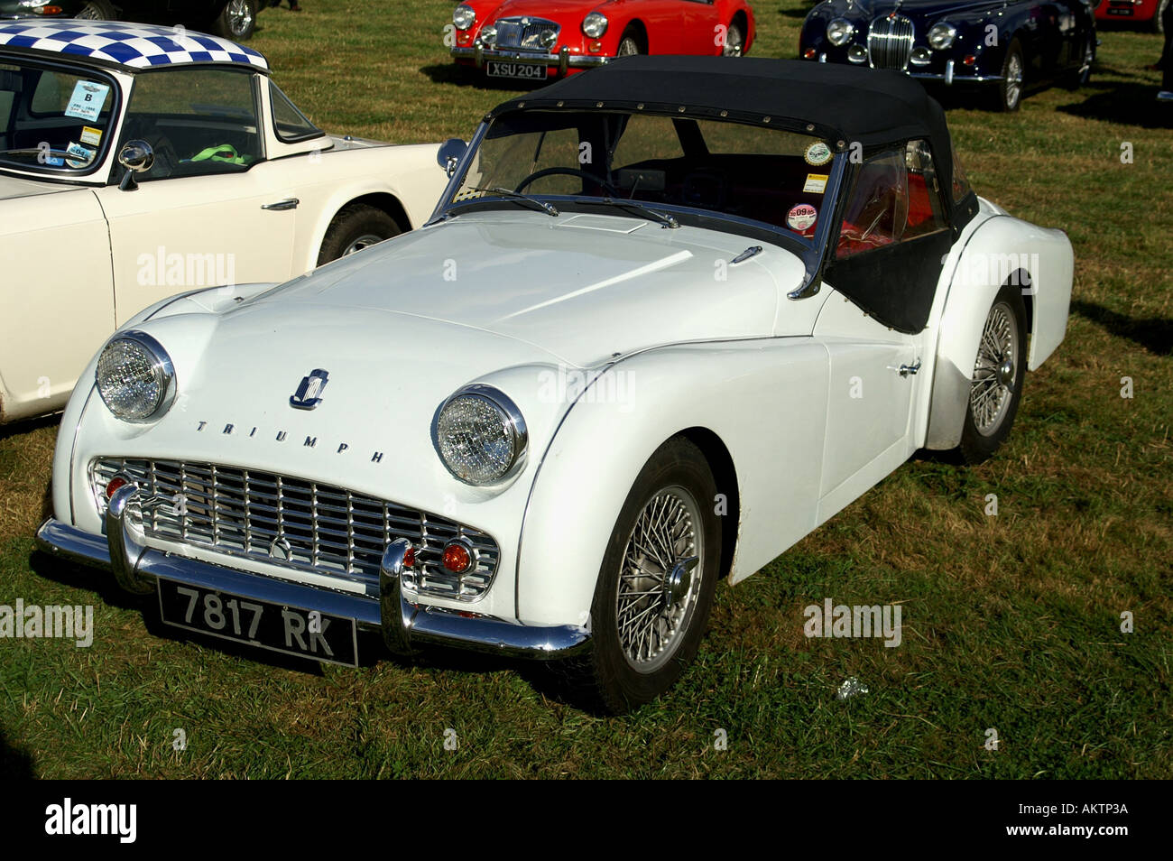 Triumph TR3 sports car roadster Stock Photo - Alamy