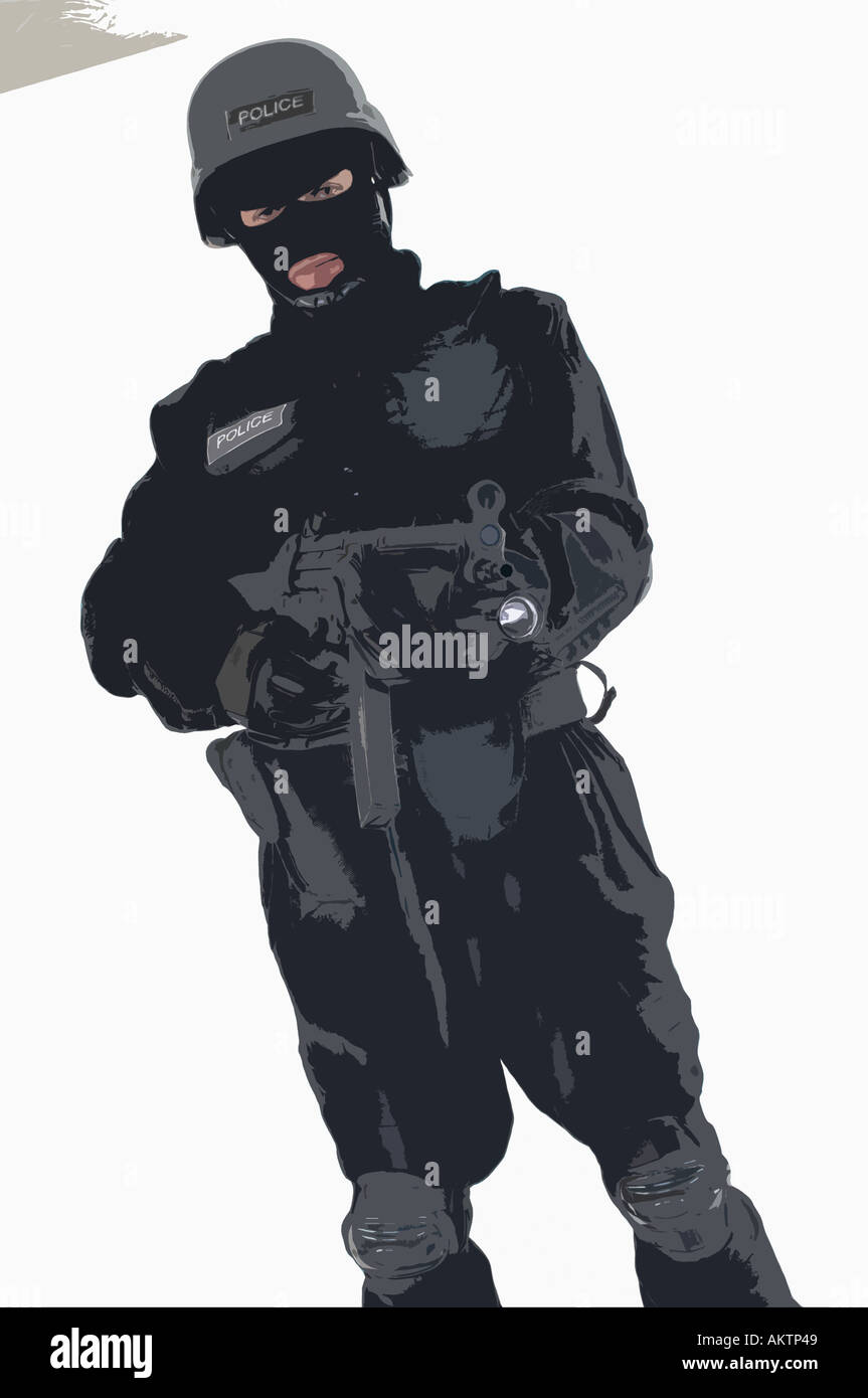 Swat Team Uniform Drawing